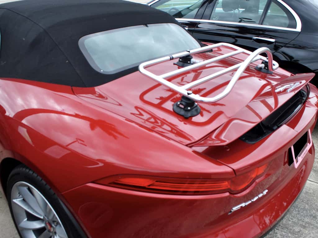 porte bagages jaguar f type chrome - Convertible Luggage Racks,Boot ...