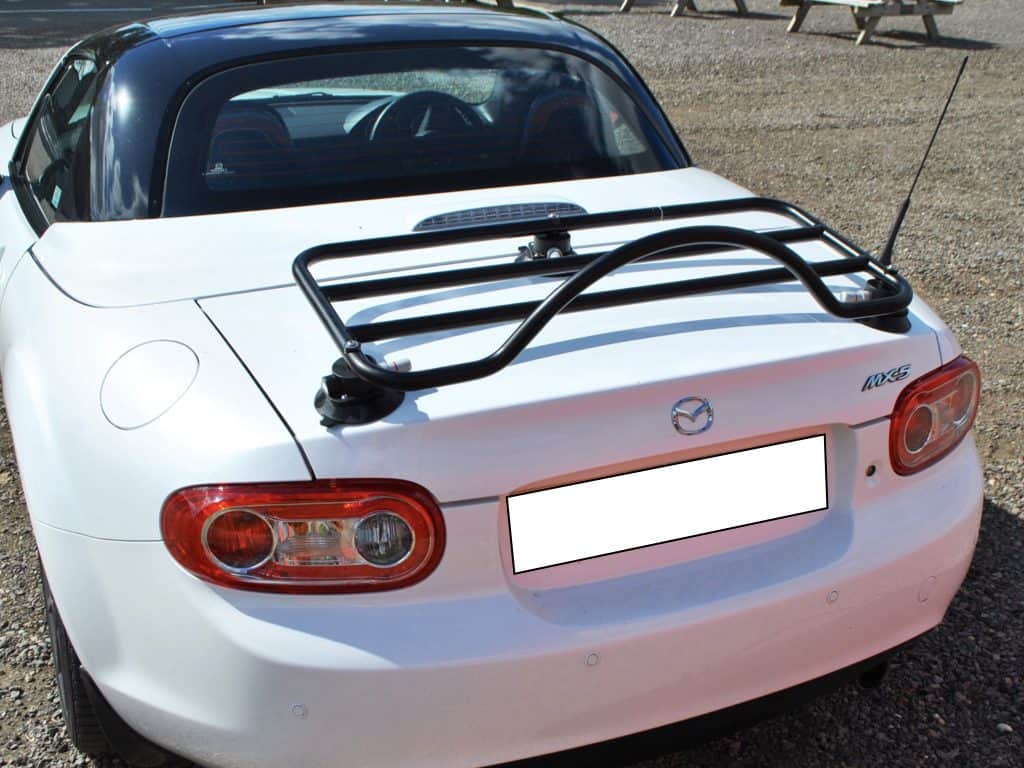 Miata NC Luggage Rack - Unique no metal clamps to chip paintwork