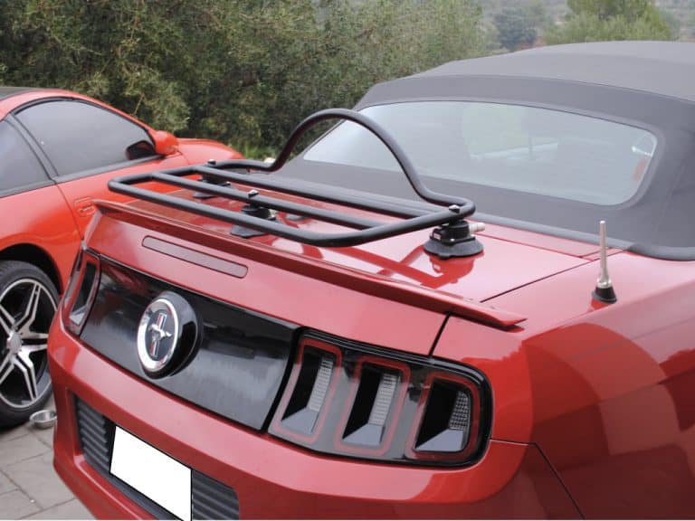 Ford Mustang Convertible Trunk Luggage Rack - No metal clamps unique
