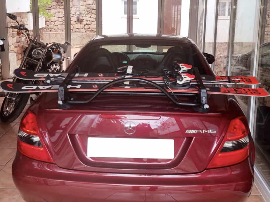 Mercedes SLK Luggage Rack - Revolutionary Design No Metal Clamps