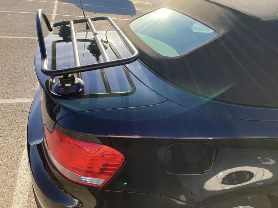 BMW 1 Series Convertible Luggage Rack - No Clamps No Damage