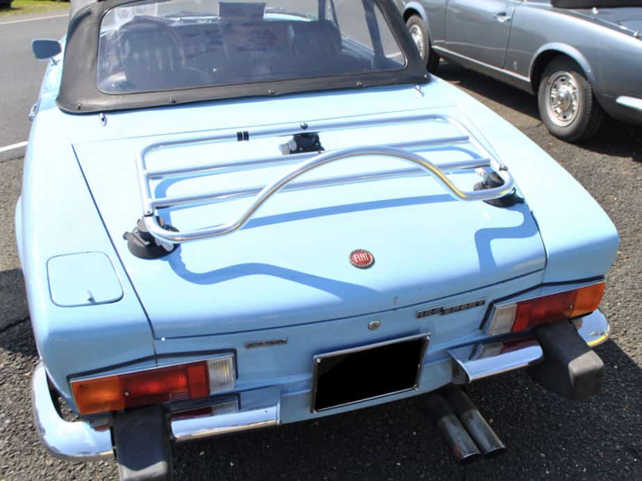 Fiat 124 spider classique potre bagages - Convertible Luggage Racks ...