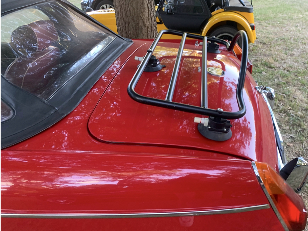 MGB Porte Bagage noir - Convertible Luggage Racks,Boot Racks,Porte ...