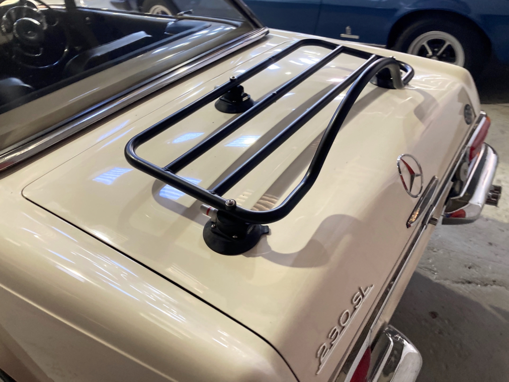 W113 Pagoda Mercedes SL porte bagage - Convertible Luggage Racks,Boot ...