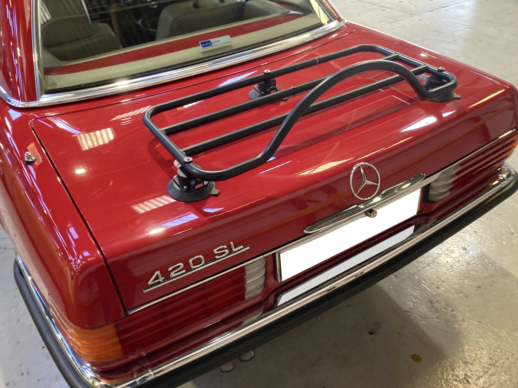 mercedes sl 420 r107 Gepäckträger hinten - Convertible Luggage Racks ...