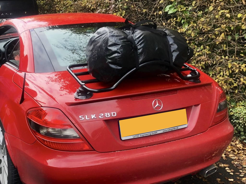 mercedes slk luggage boot rack revo-rack.001 - Convertible Luggage ...