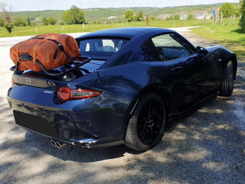portapacchi mazda mx 5 rf recensione revo-rack - Convertible Luggage ...