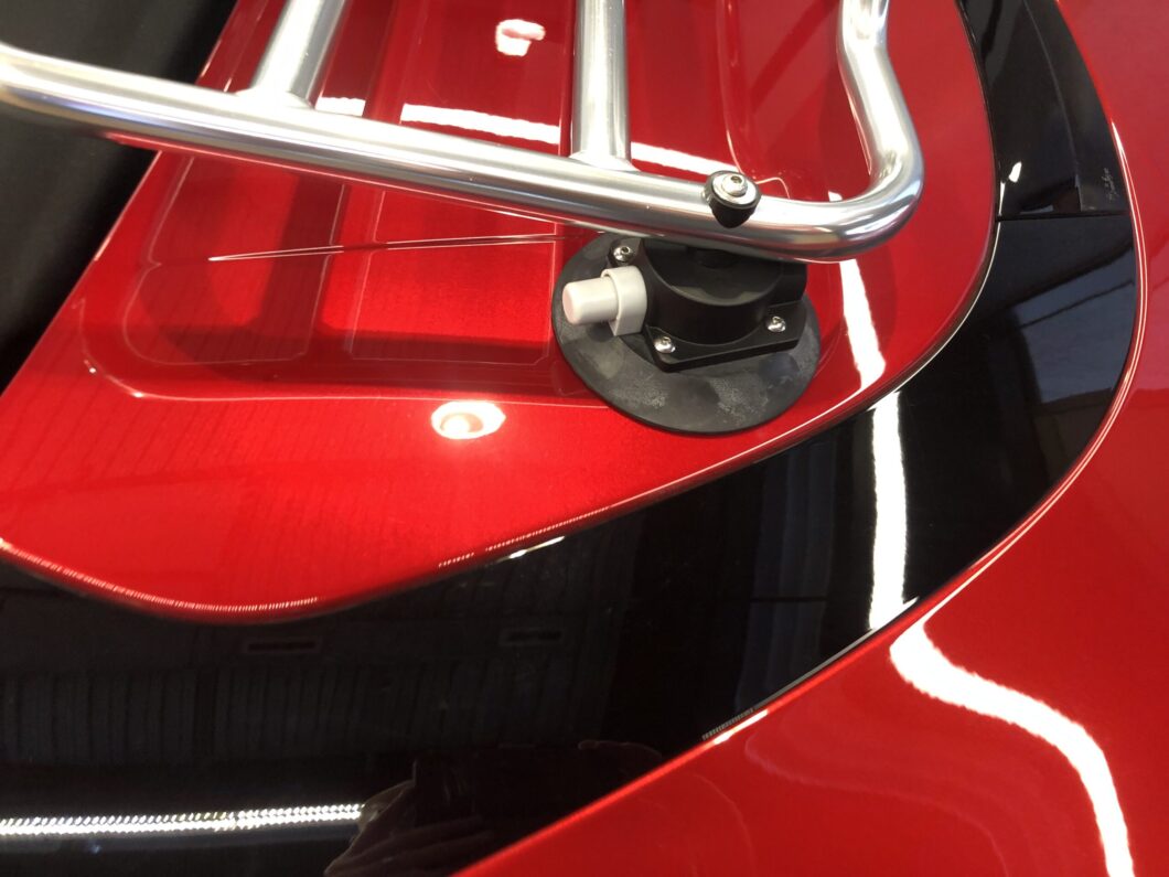 MG Cyberster Luggage Rack close - Convertible Luggage Racks,Boot Racks ...