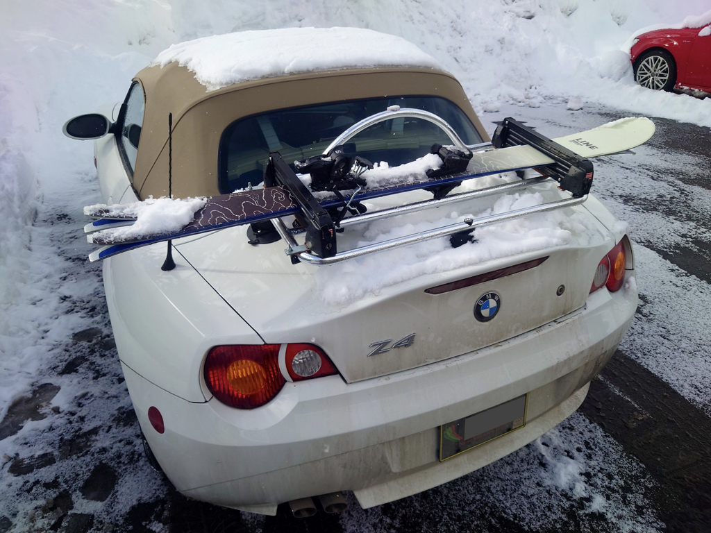 bmw z4 ski rack - Convertible Luggage Racks,Boot Racks,Porte-Bagages ...