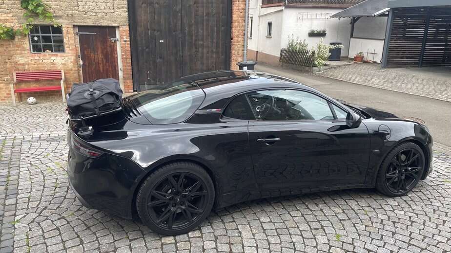 Alpine A110 Luggage rack fitted luggage - Convertible Luggage Racks ...