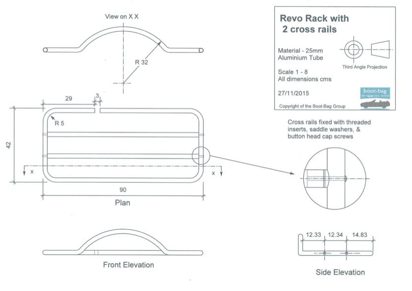 Revo-Rack Luggage Rack Frame Design Final - Convertible Luggage Racks ...